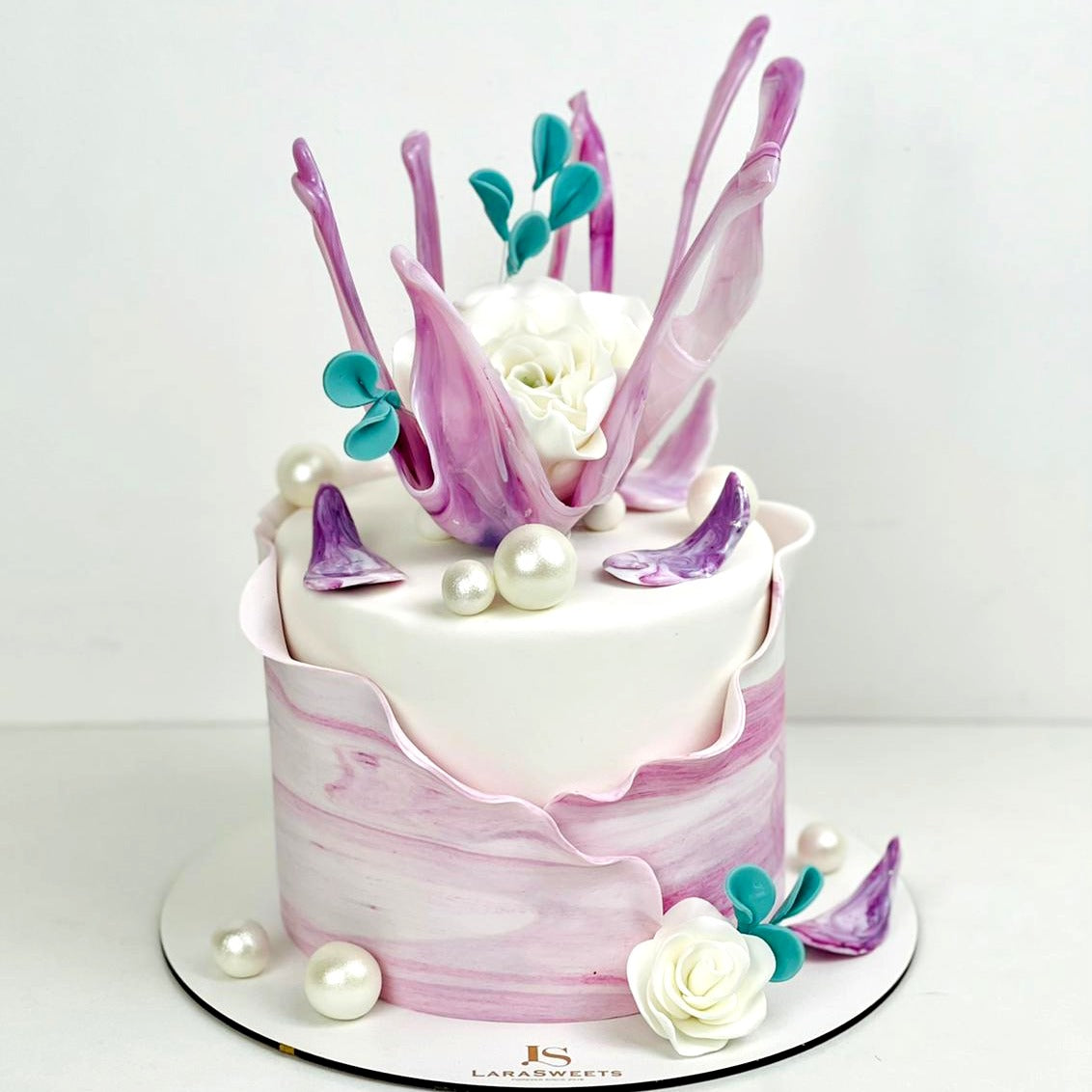 Tort Pink Droplet – Lara Sweets