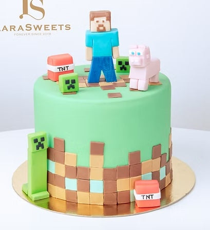 Tort Minecraft – Lara Sweets